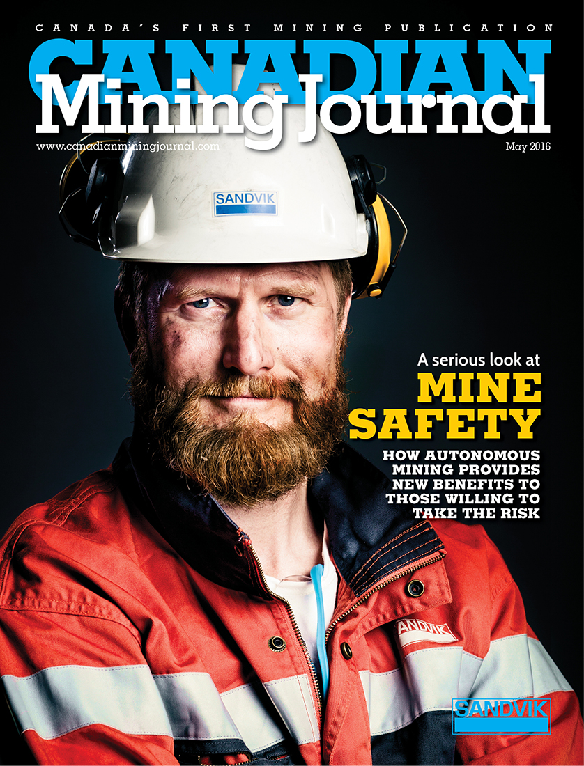 May 2016 Cover - Canadian Mining Journal