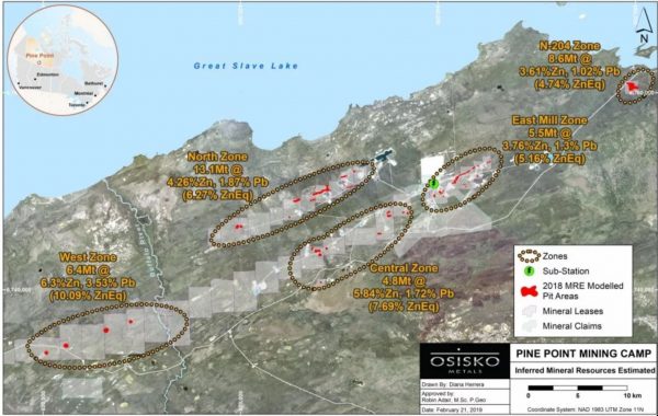 ZINC-LEAD: Osisko Metals drills 13 metres of 19% zinc+lead at Pine ...