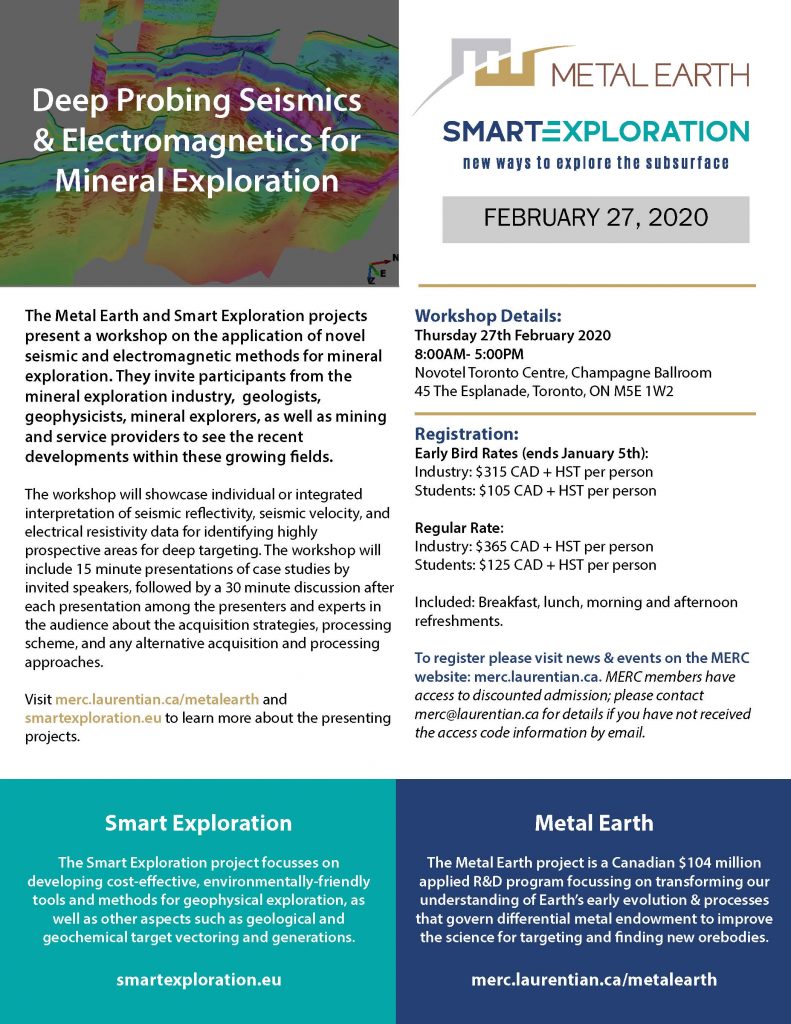 Deep Probing Seismics & Electromagnetics for Mineral Exploration ...