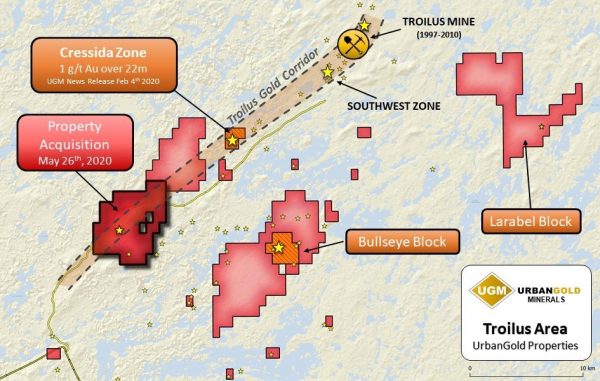 GOLD: UrbanGold expands land position within Troilus corridor ...