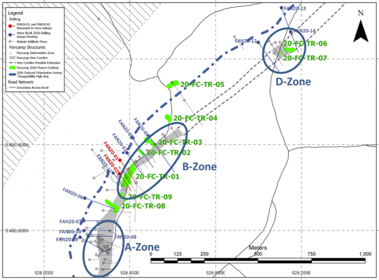 Blue Thunder reports high gold grades from Quebec channel sampling ...