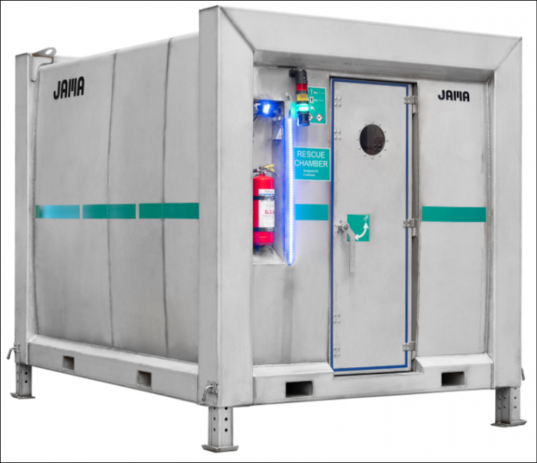 Jama launches new generation of mobile rescue chamber - Canadian Mining ...