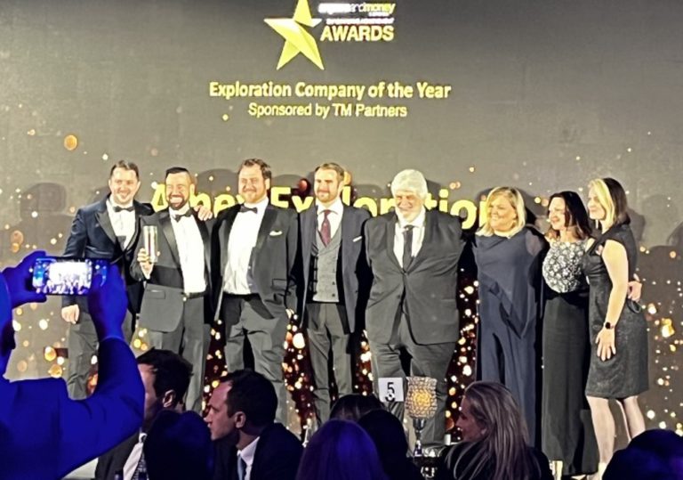 Amex accepts exploration company of year at Mines and Money, London ...