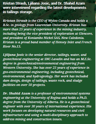 Underground tailings: Q&A - Canadian Mining Journal