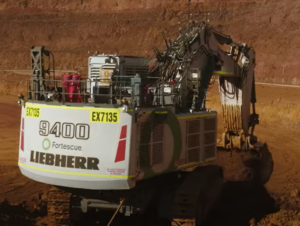 Fortescue takes delivery of its first Liebherr electric excavator ...