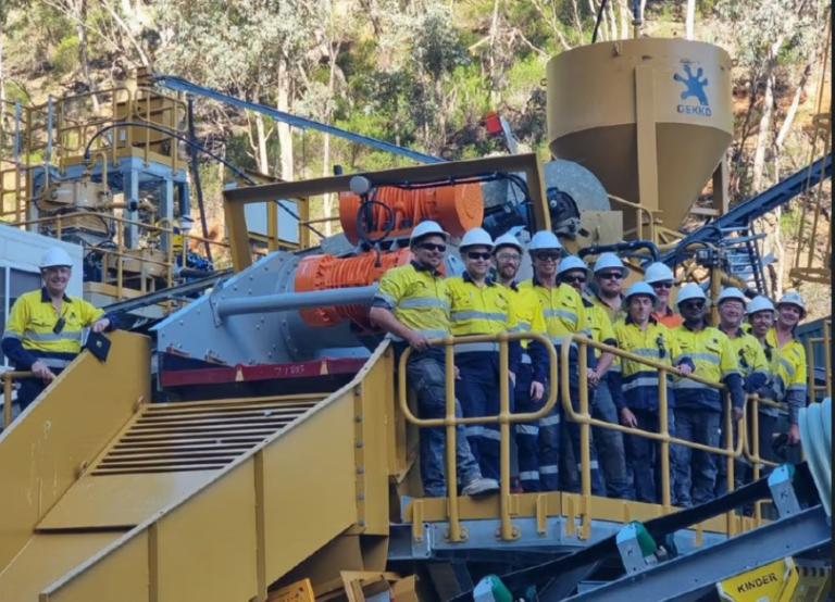 Gekko gravity gold plant used in Vertex Minerals’ inaugural ore ...