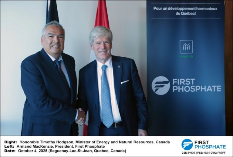 Ministerial tour boosts momentum for Quebec phosphate project ...