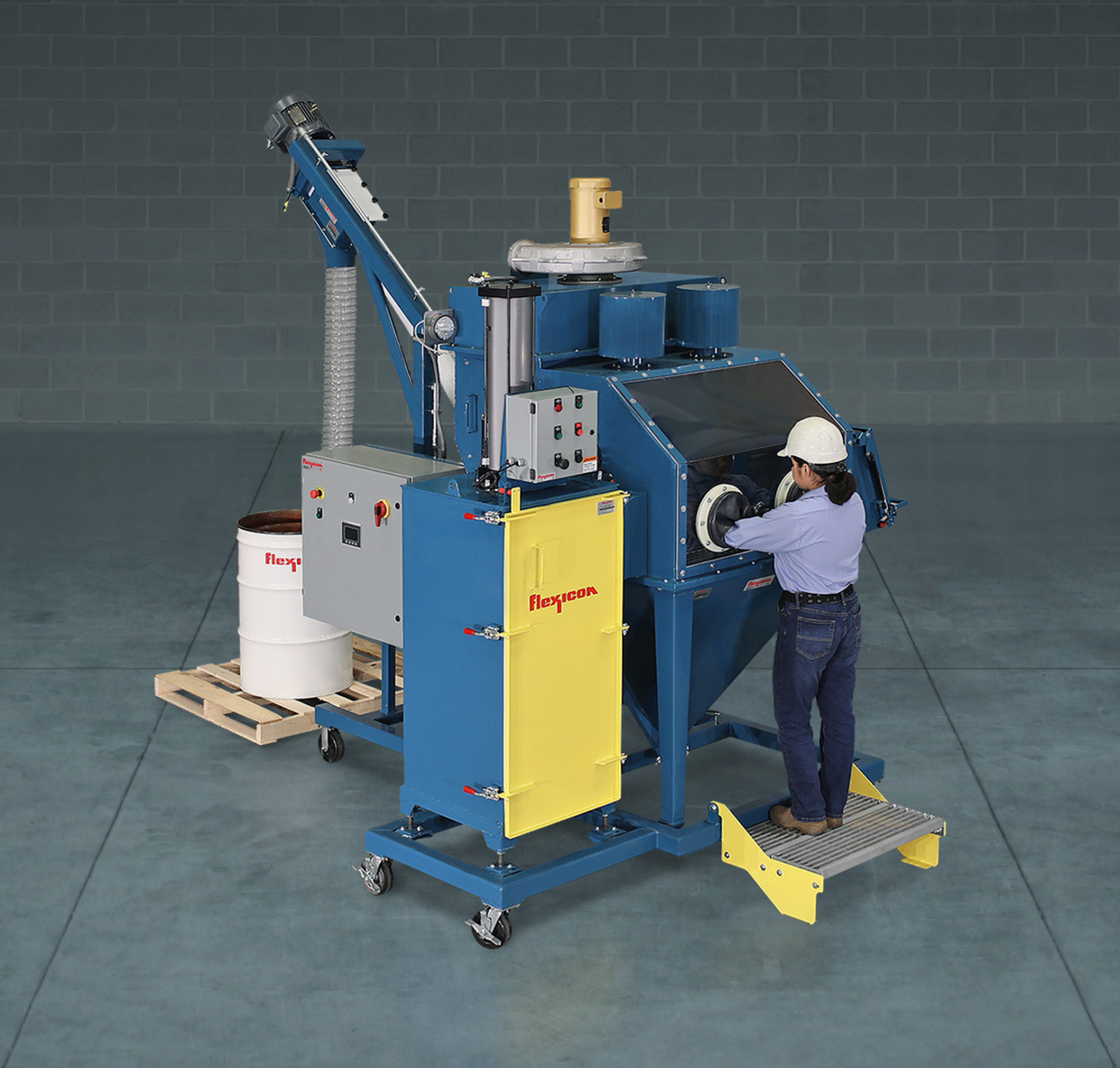 Flexicon showcases mobile bag dumping station for dust-free material ...