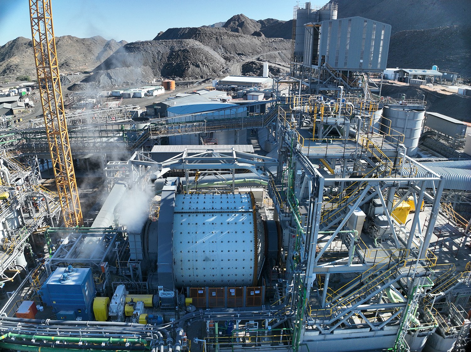 Rosh Pinah commissions new SAG mill as mine expansion nears completion ...